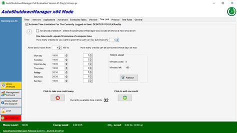 Auto Shutdown Manager 57738 Download Review Screenshots