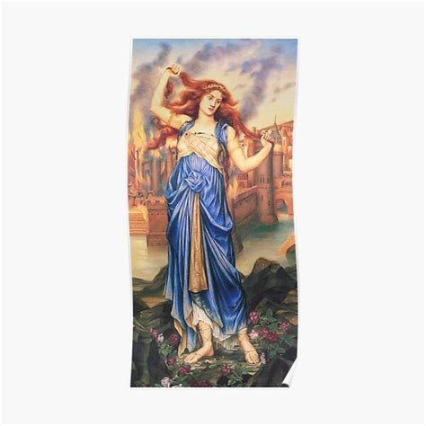 Cassandra Greek Goddess Poster By Subst4nce Redbubble