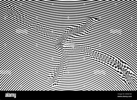 Diagonal Lines Oblique Monochrome Stripe Lines Pattern Stock Vector