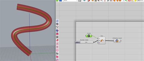 How To Use Python To Obtain The Centerline Of A Curved Cylinder Grasshopper Mcneel Forum