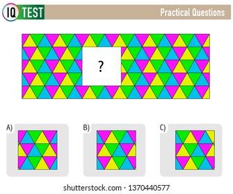Iq Test Practical Questions Shape Completion Stock Vector Royalty Free Shutterstock