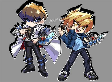 Kaiba Seto And Jonouchi Katsuya Yu Gi Oh And More Drawn By Sws Taro Danbooru