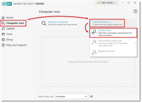 Kb2770 Create A New Custom Scan In Eset Windows Home Products 15x16x
