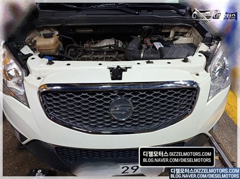 코란도c엔진체크등 점등 증상 방문 인젝터 클리닝dpf 탈거 클리닝