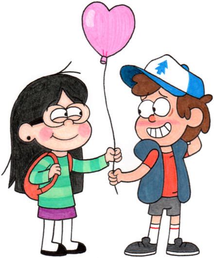 Dipper And Candy Sharing A Balloon By Nintendomaximus On Deviantart
