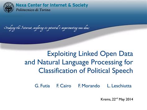 Exploiting Linked Open Data And Natural Language Processing For Classification Of Political