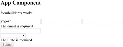 Angular 4 Form Builder Example Angular ASP NET Tutorials