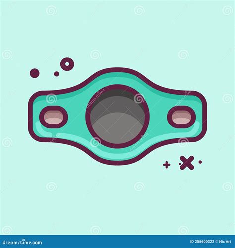 Icon Belt Related To Combat Sport Symbol Mbe Style Simple Design Editable Simple