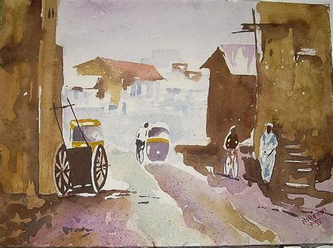 My Town Tapestry Textile By Sanjeev Soti Fine Art America