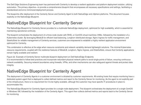 High Availability Configuration And Operational Guidance Dell Nativeedge With Centerity