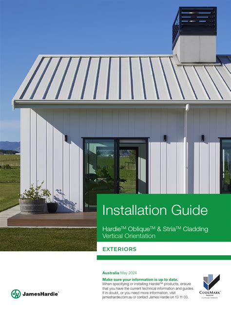 Hardie Oblique Cladding And Stria Cladding Vertical Installation Guide Pdf Framing