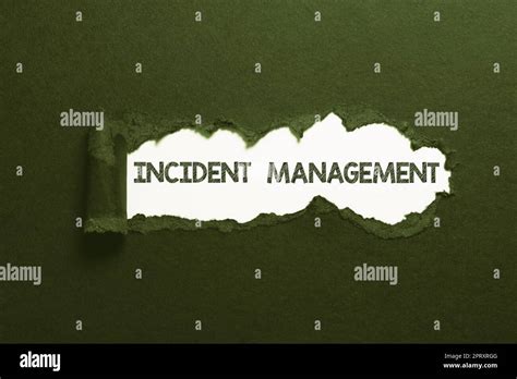 Writing Displaying Text Incident Management Internet Concept Process