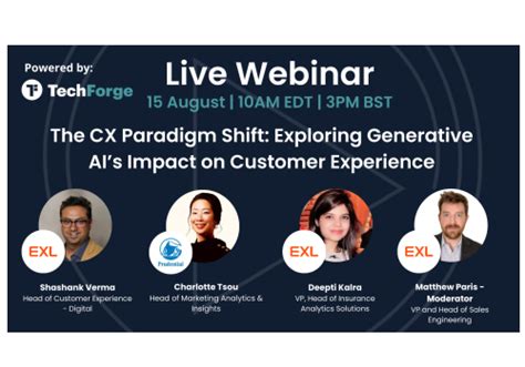 Webinar Generative Ais Impact On Cx Marketing Events