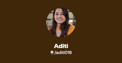 Aditi Twitter Instagram Linktree