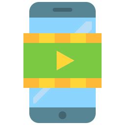 App Media Mobile Movie Phone Player Video Icon Download On Iconfinder