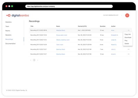 Discover The Latest Features In Digital Samba Autumn 2022