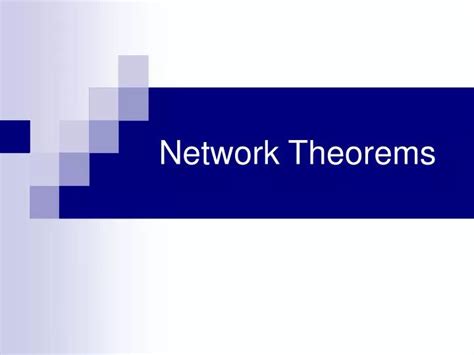 Ppt Network Theorems Powerpoint Presentation Free Download Id3812585