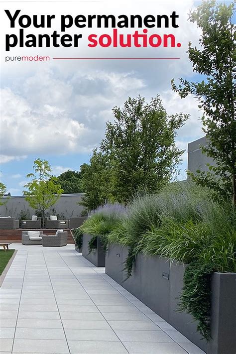 Modular Planters The Complete Guide Rooftop Planters Commercial Planters Modern Planters