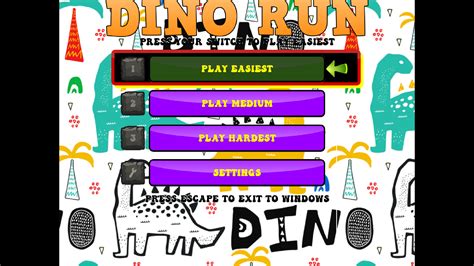 One Button Controlled Dino Run Accessible Game By Onebuttoncontrolledgames