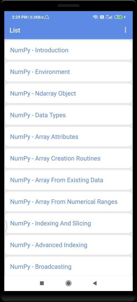 Descargar Numpy Tutorial Apk Para Android Última Versión