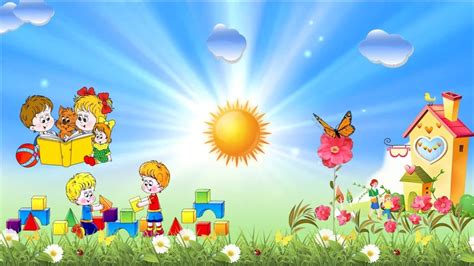 Детский фон для презентации в садике — 107 фото Все про Powerpoint