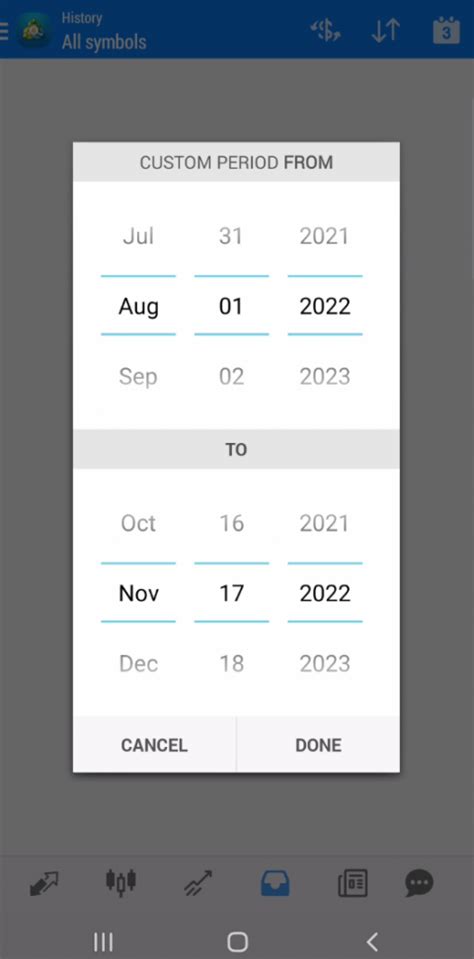 How To See Account History On My Android Mt4 App Get Know Trading