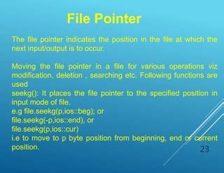 File Handling PPTX Programming Languages Computing