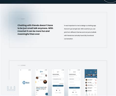 LiveChat App UI UX Chatting App Behance