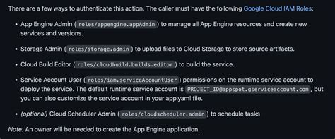 Missing Roles Appengine Deployer Role But Service Account Actually Has