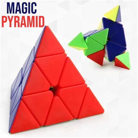 High Speed Super Smooth Pyraminx Cube Ultimate Puzzle Multicolor Brainstorming Toy Super Saver