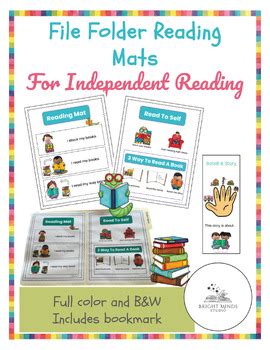 File Folder Reading Mat By BrightMinds Studio TPT