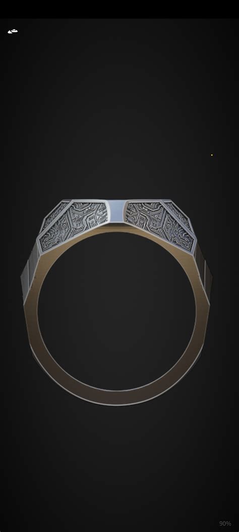 Stl File Techno Ring 💍 Obj・3d Printing Model To Download・cults