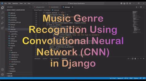 Music Genre Recognition Using Convolutional Neural Network Cnn In Django Youtube