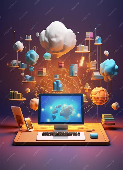 Premium Photo International Internet Day Virtual Computing And Technology Background