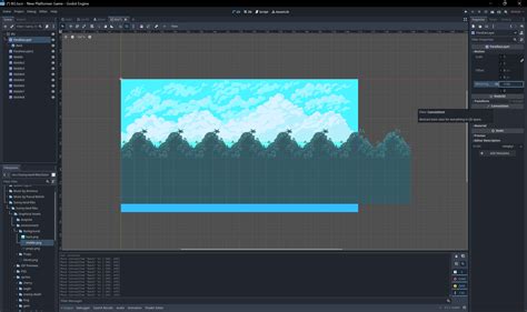 Parallax Background Wont Repeat Mirror R Godot