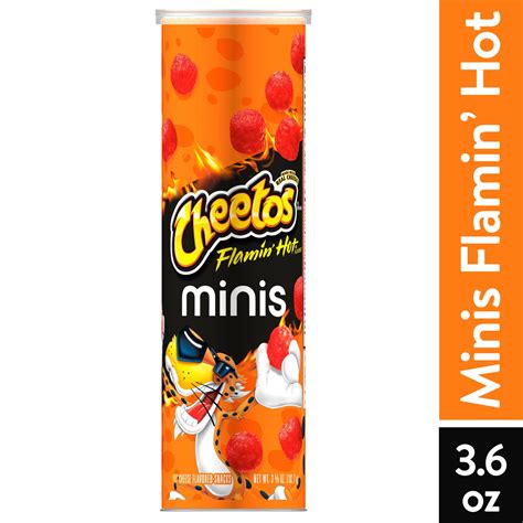 Купить Снеки Cheetos Minis Flamin Hot Cheese Flavored Canister цена 279 ₴ — Promua Id1806007385