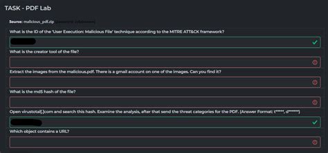 Analysis Of Malicious Pdf Lab Cyberexam Contents Cyberexam