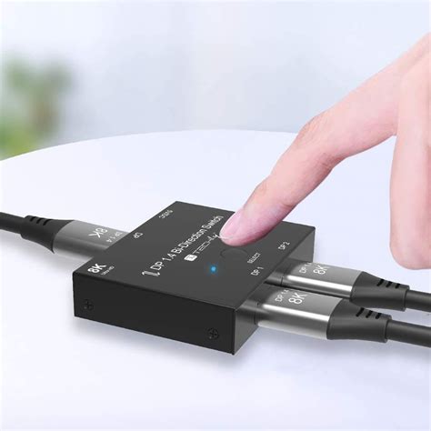 Bi Directional Switch 8k Dp1 4 Displayport Splitter Converter For Multiple Sources And Displays