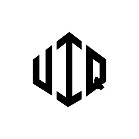 UIQ Letter Logo Design With Polygon Shape UIQ Polygon And Cube Shape Logo Design UIQ Hexagon
