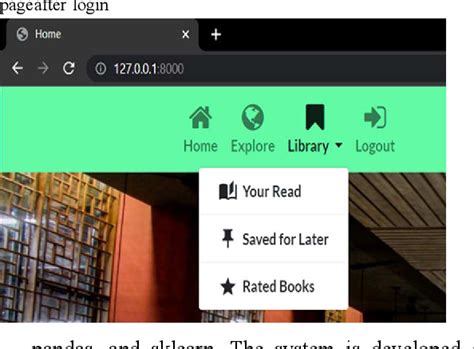 Figure 1 From Book Recommendation System Using Hybrid Filtering Semantic Scholar