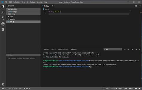 Adopt Vscodeenvshell · Issue 6050 · Microsoftvscode Python · Github