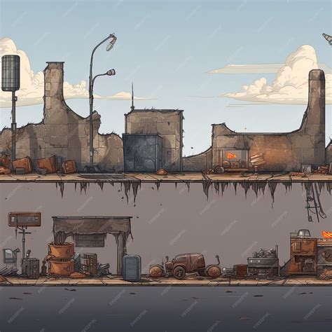 Premium Photo Road Obstacles Game Assets