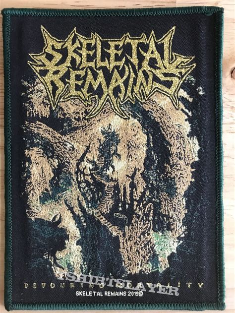 Skeletal Remains Devouring Mortality Official Patch Tshirtslayer
