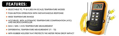 Instant Thermometer K Type Thermocouple For Temperature Probe Sensor