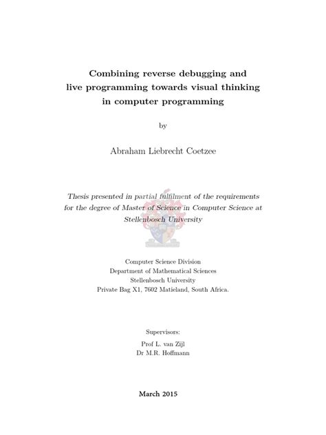 coetzee combining 2015 pdf computer programming thought