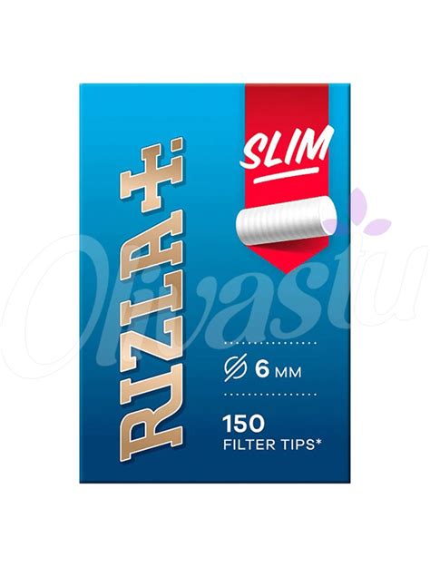 Rizla Slim Filter Tips Premium Quality Filter Tips Olivastu