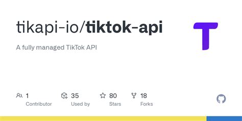 GitHub Tikapi Io Tiktok Api A Fully Managed TikTok API