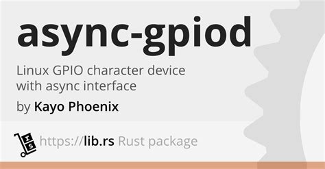 Async Gpiod — Rust Api For Unix Librs
