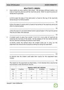 Igcse Chemistry Questions Package Teaching Resources