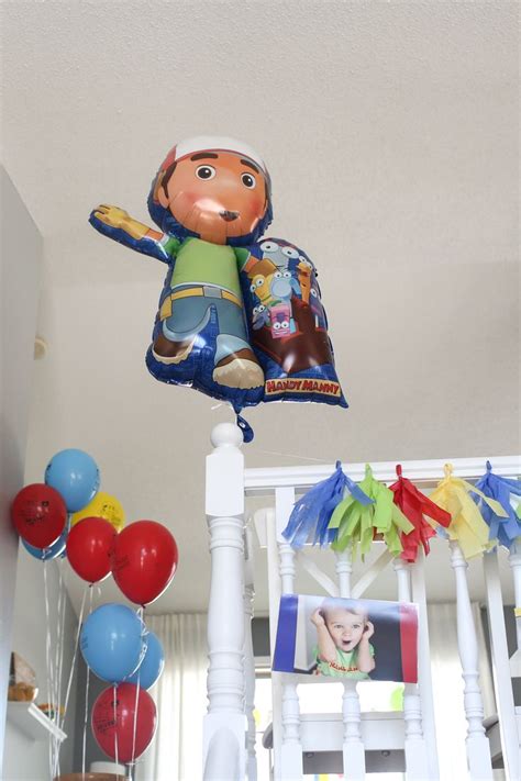 Hansy Manny Balloons Everywhere Handy Manny Birthday Party